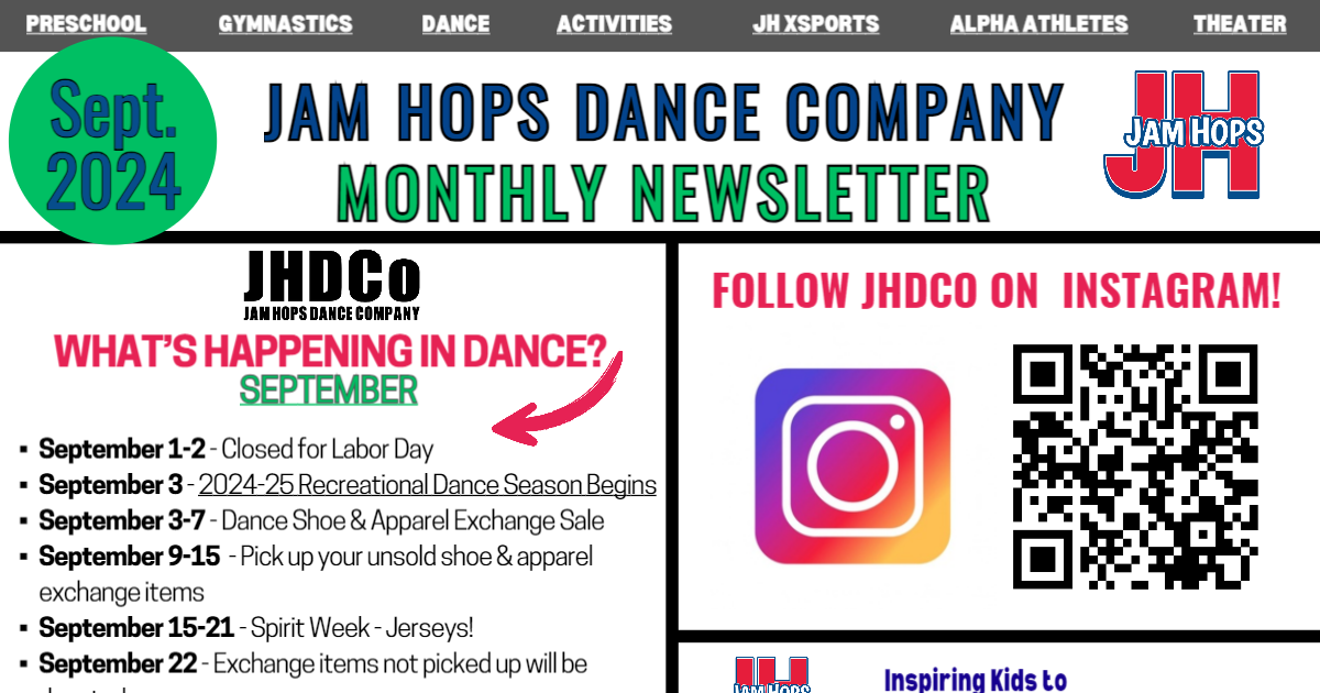 Dance Newsletter-Sept 2024