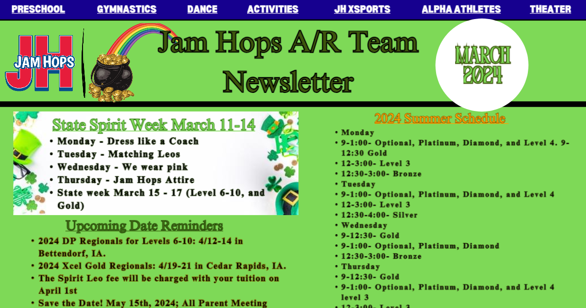 Copy of COPY ME - March 2024 Newsletter Template